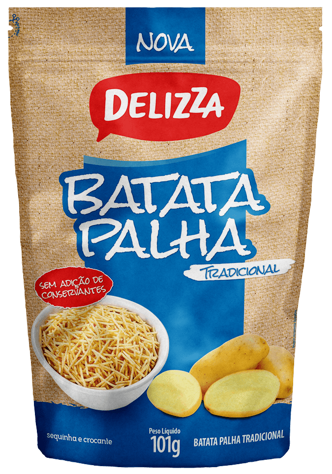 Batata Delizza Palha Tradicional 101g - Super Muffato Delivery